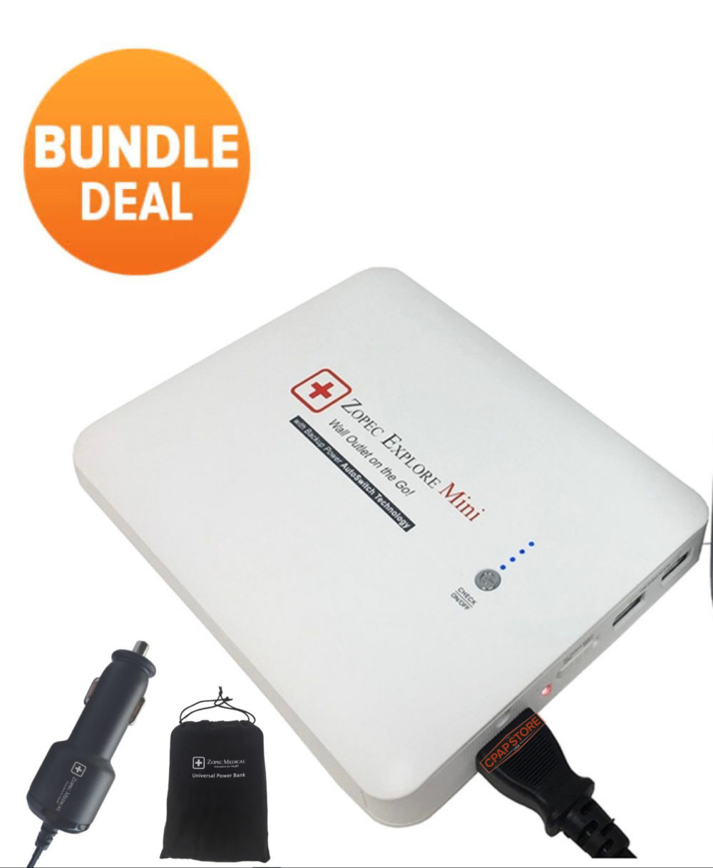 Bundle Deal: CPAP Store USA Mini Travel Battery For ALL CPAP and BiPAP ...