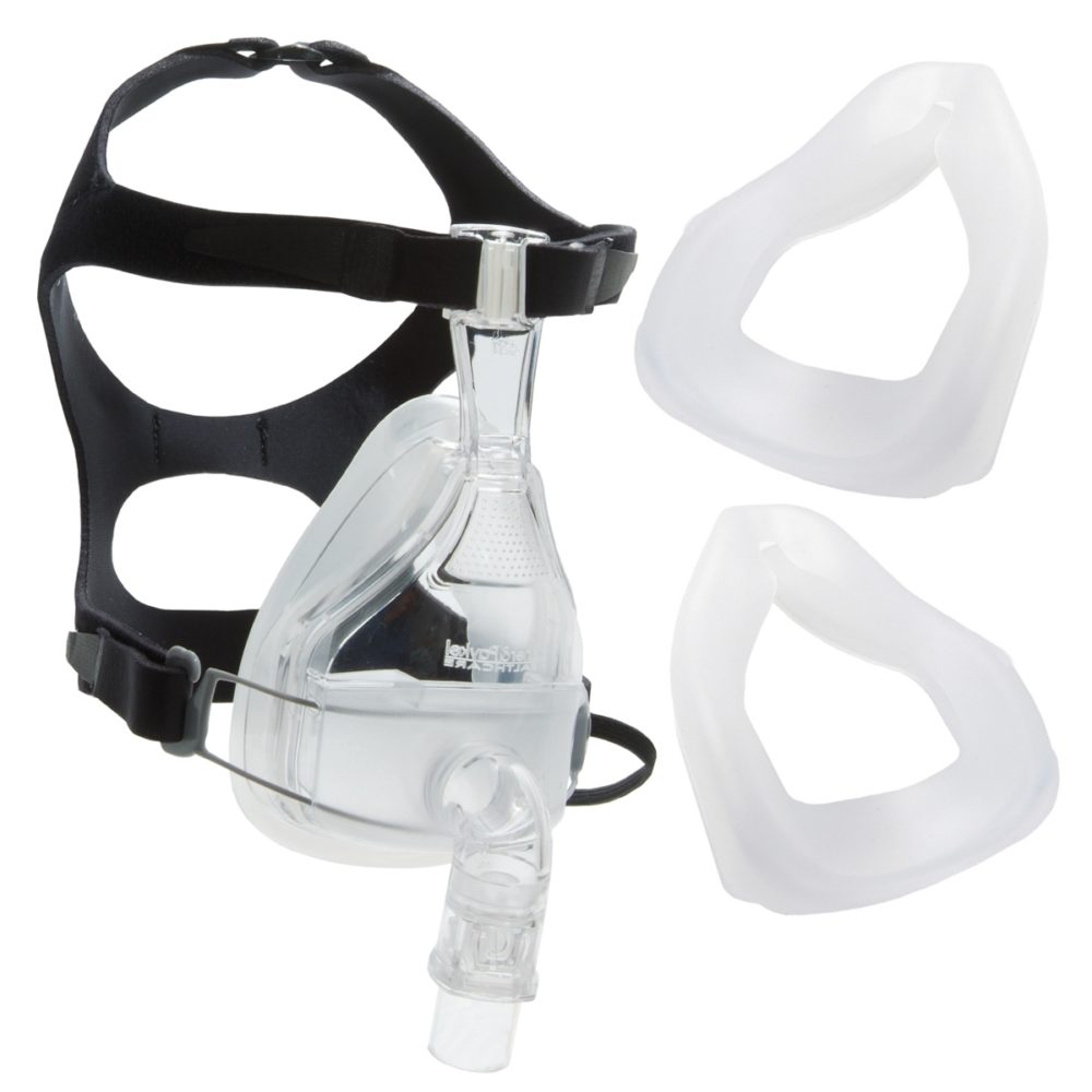 Sleepnet Ascend Blue Air Gel Full Face CPAP / BiPAP Mask with Headgear ...