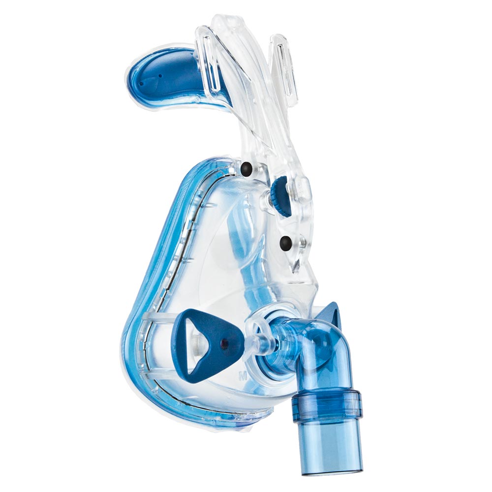 SleepNet Mojo Non-Vented Gel Full Face CPAP / Ventilator Mask With ...